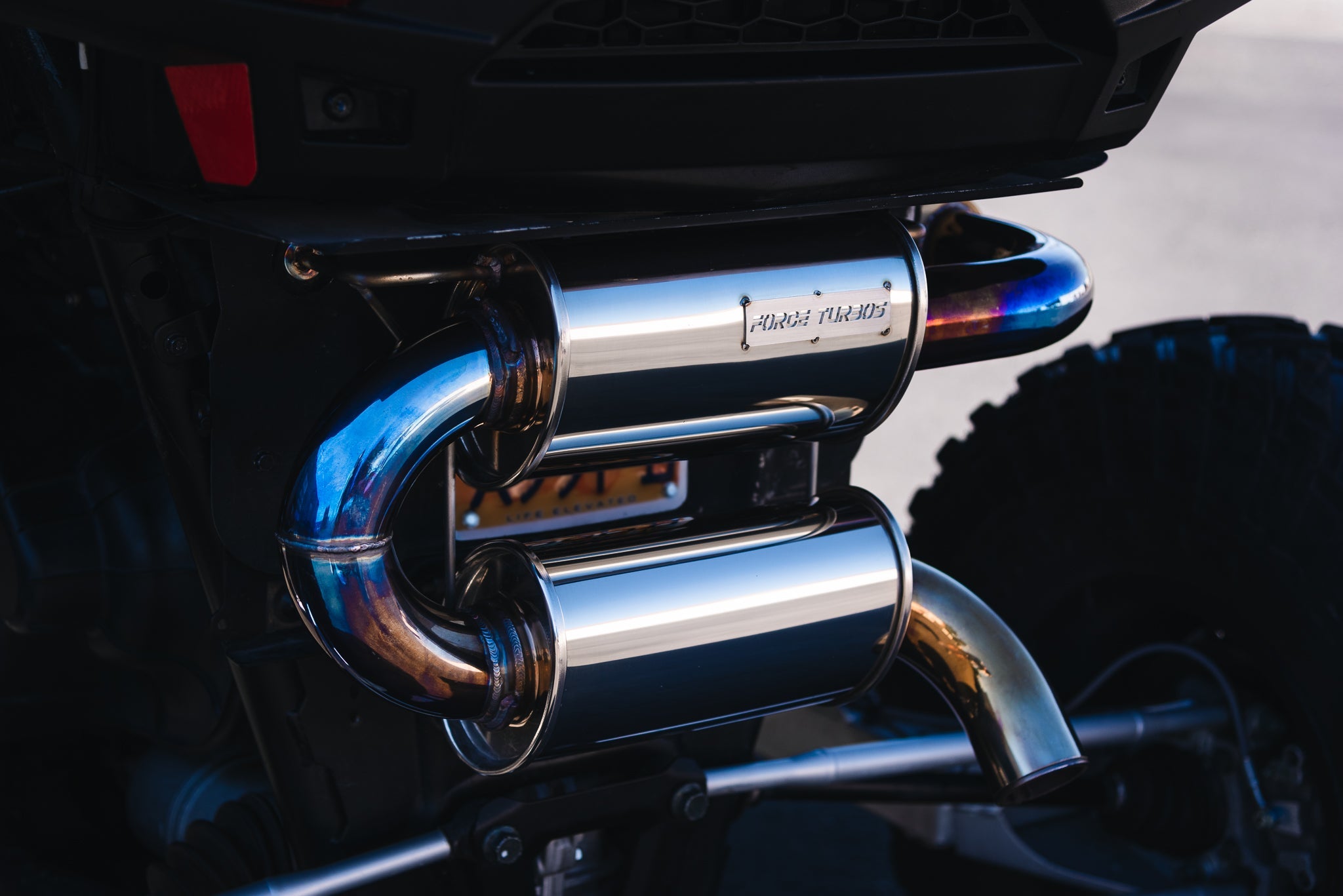 Polaris RZR XP Turbo Trail Exhaust – Force Turbos